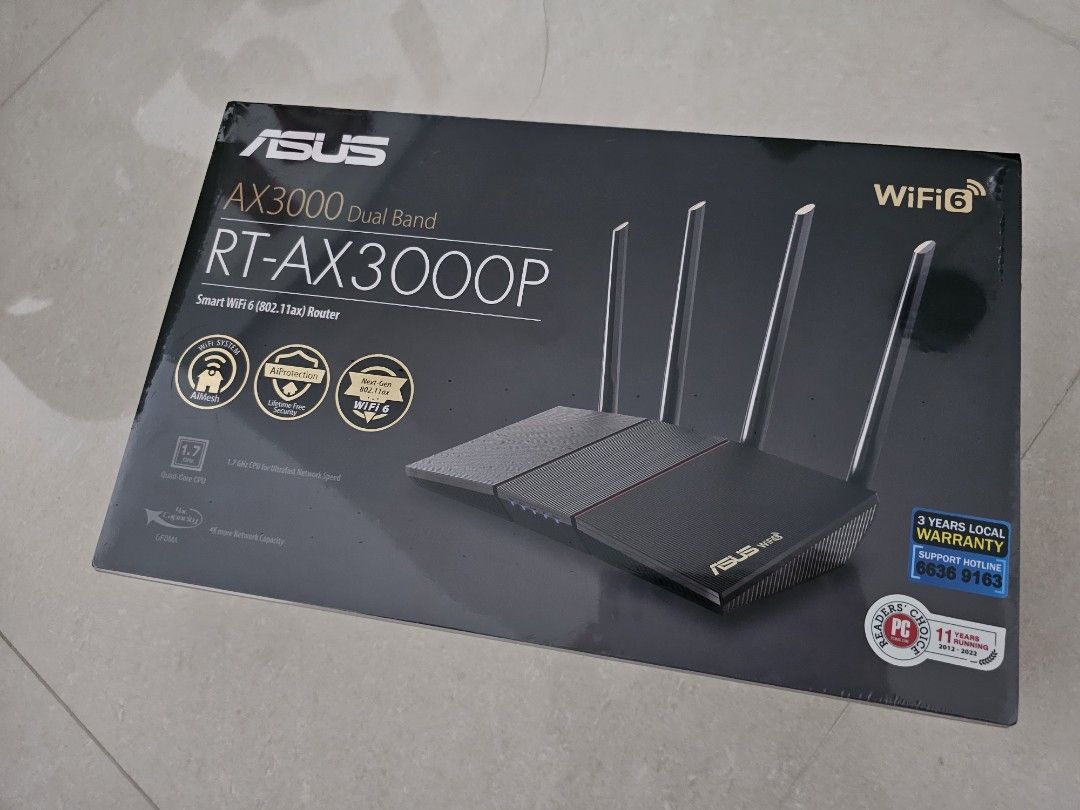 ASUS RT-AX3000P WiFi 6 Router, Computers & Tech, Parts & Accessories, Networking on Carousell
