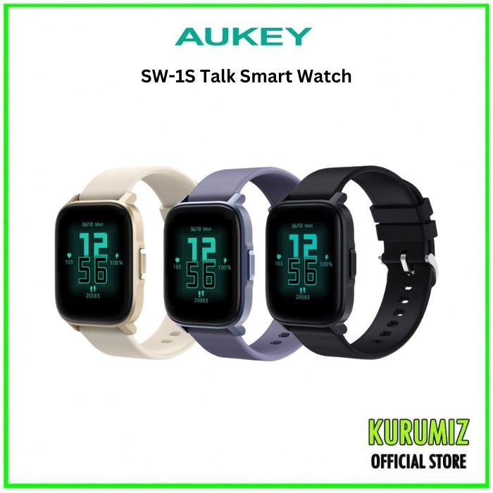 AUKEY SW-1S Talk Smart Watch, Mobile Phones & Gadgets, Wearables & Smart Watches on Carousell