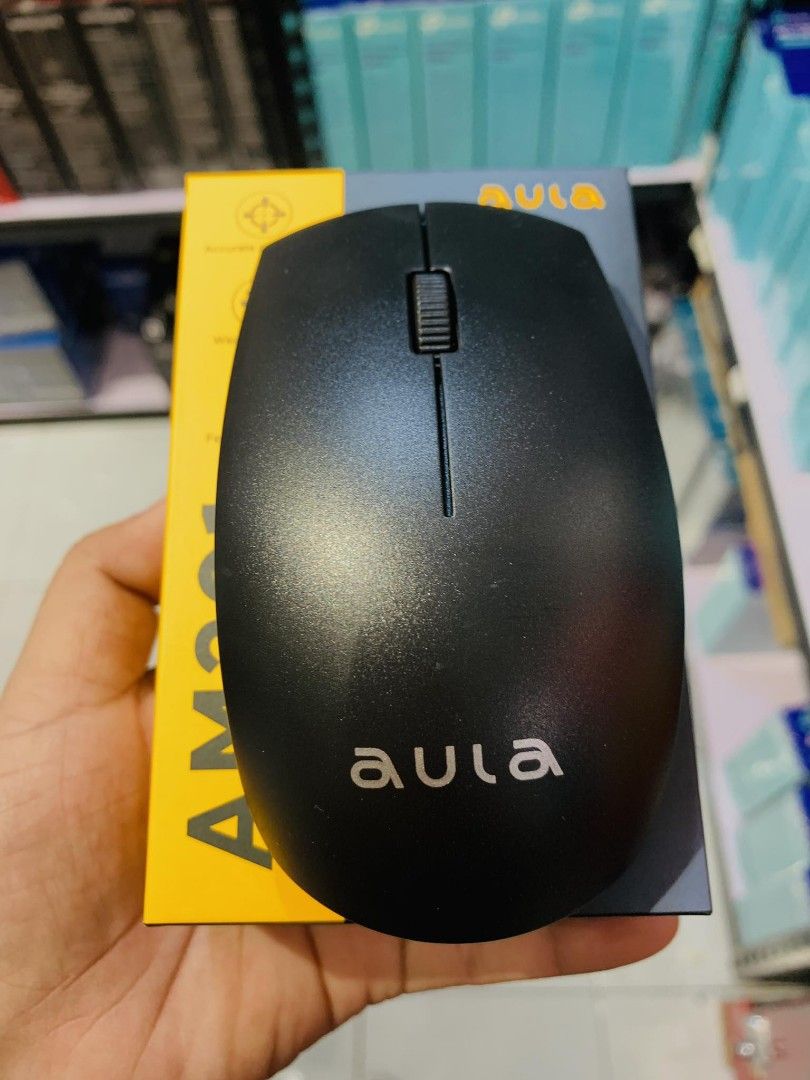 ⚡Aula AM201 Wireless Mouse USB Black on Carousell
