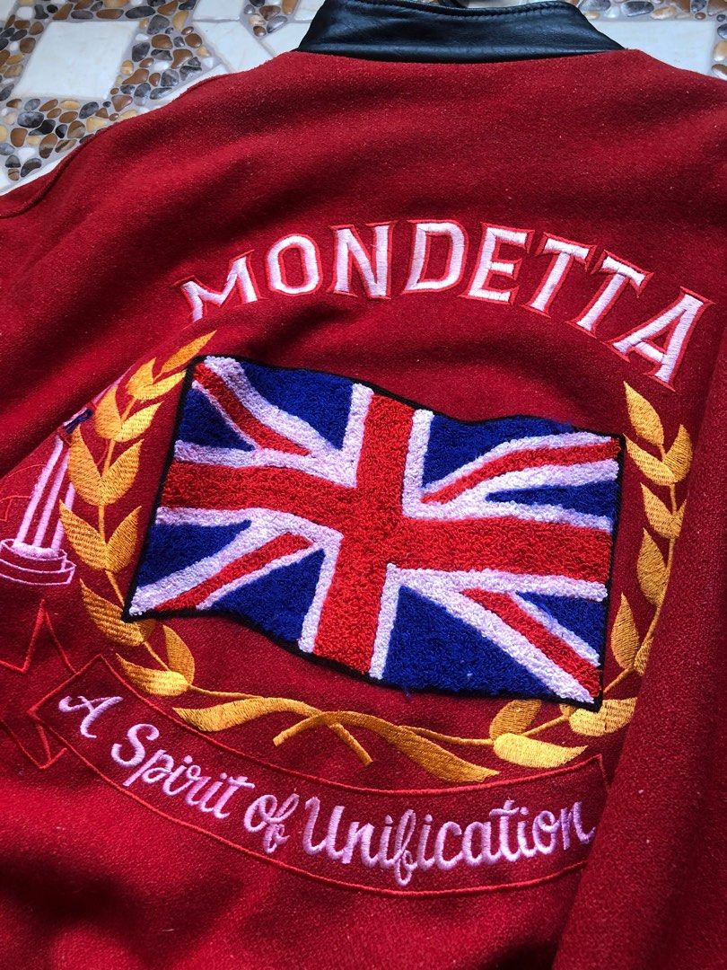 Authentic Vintage Mondetta Great Britain Leather-Wool Varsity Jacket on ...