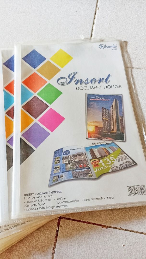 Bambi Document Holder F4 4217 - Map Katalog, Buku & Alat Tulis, Alat ...