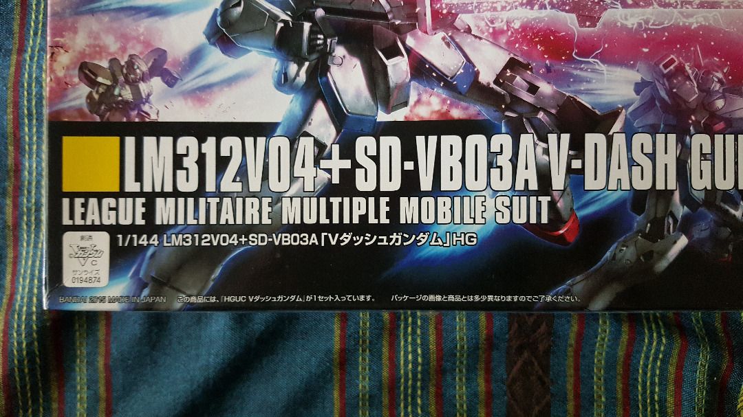 BANDAI GUNDAM LEAGUE MILITAIRE MULTIPLE MOBILE SUIT LM312V04 SD-VBO3A V ...