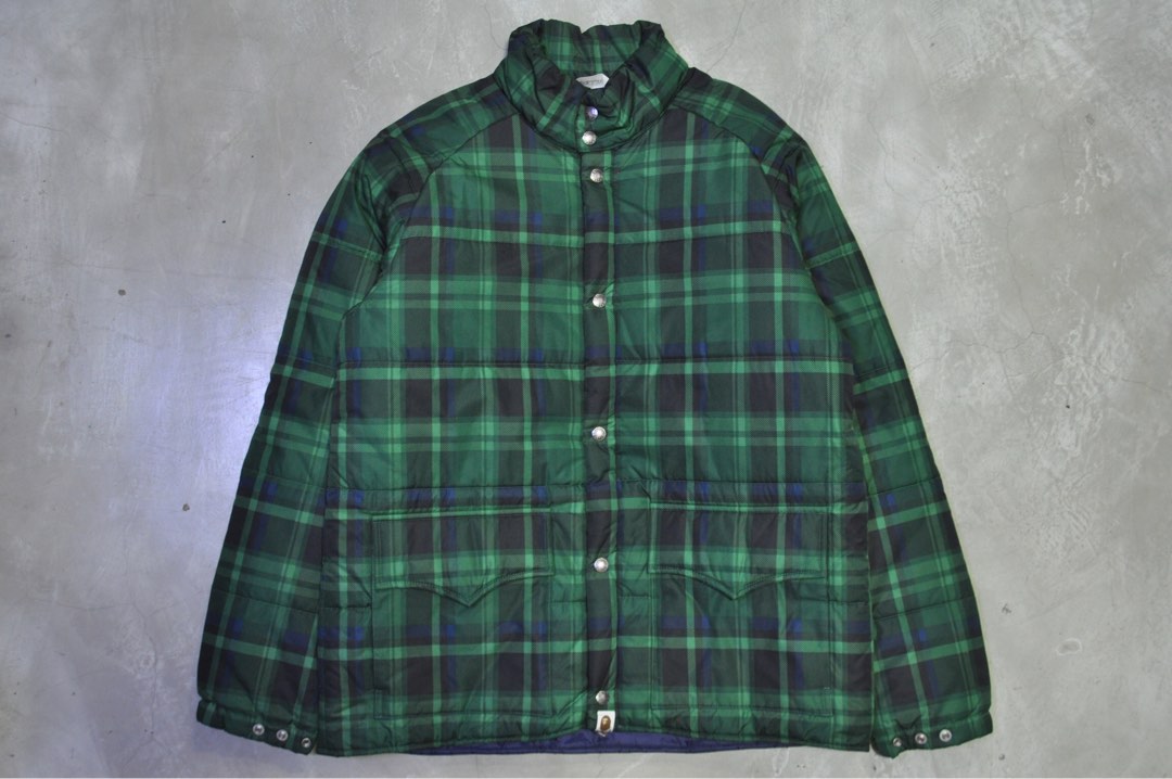 Bape Classics - Plaid Down Jacket, Men's Fashion, Coats, Jackets and ...