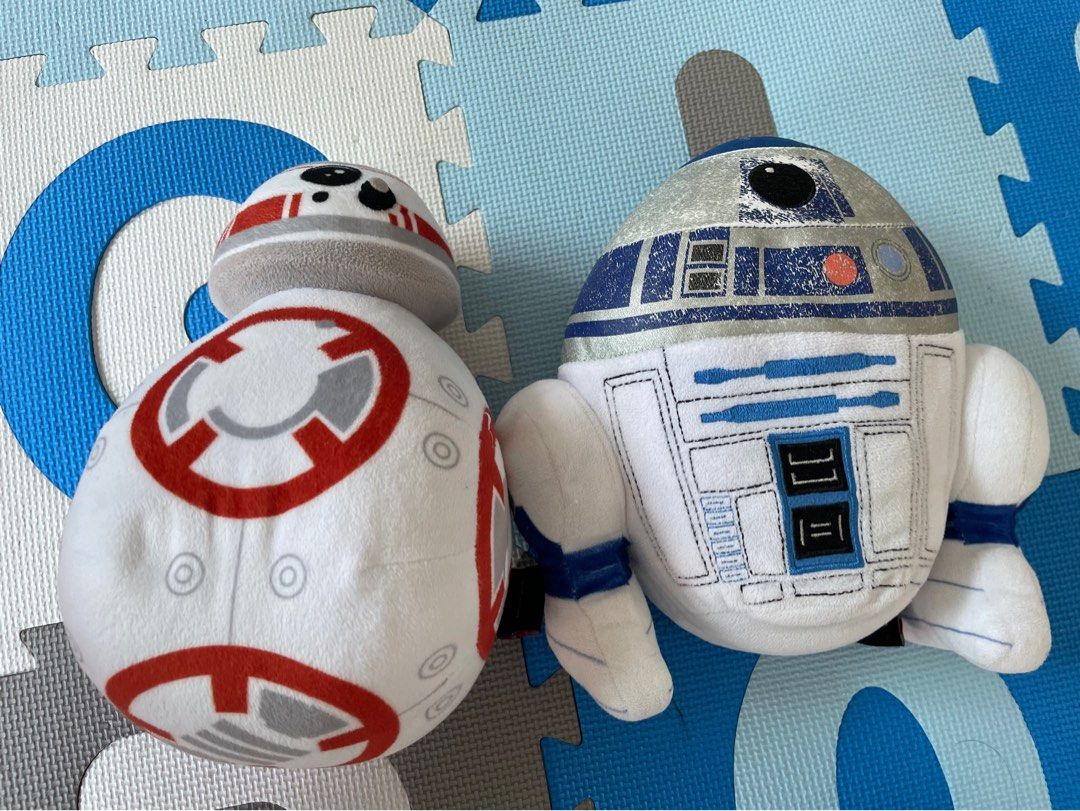 BB8 and R2D2 Plushies Stuffed Toy Doll Star Wars, Hobbies & Toys, Toys & Games on Carousell