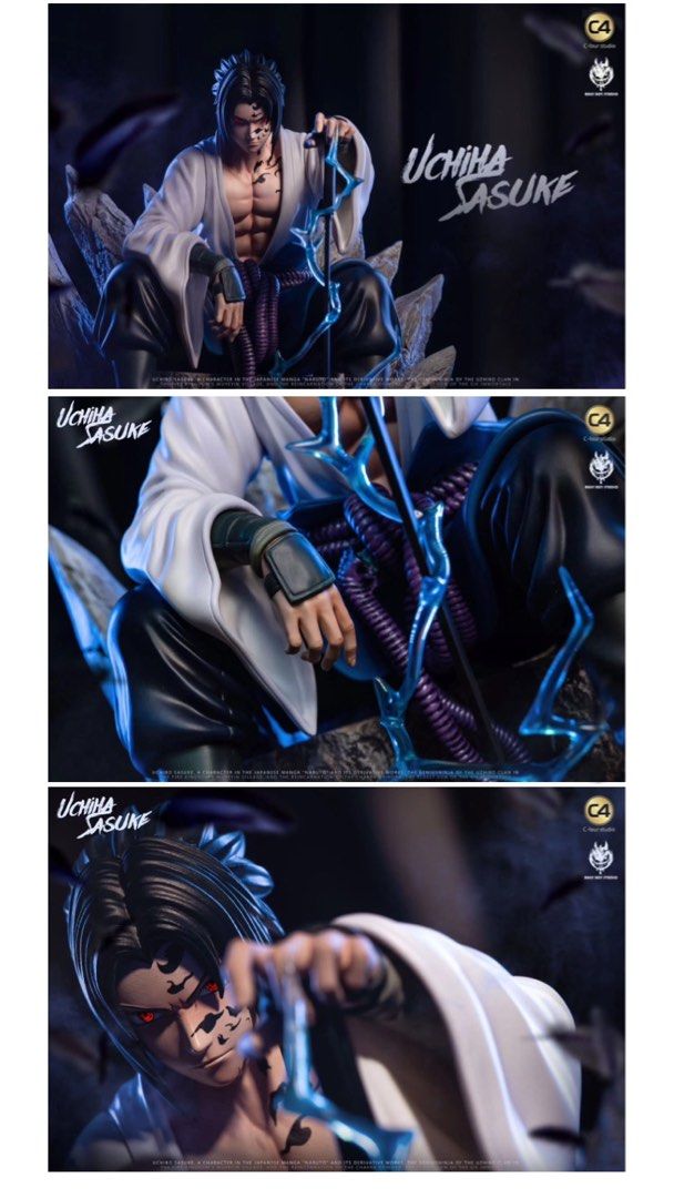 BBS X C4 Studio - Uchiha Sasuke, Hobbies & Toys, Toys & Games on Carousell