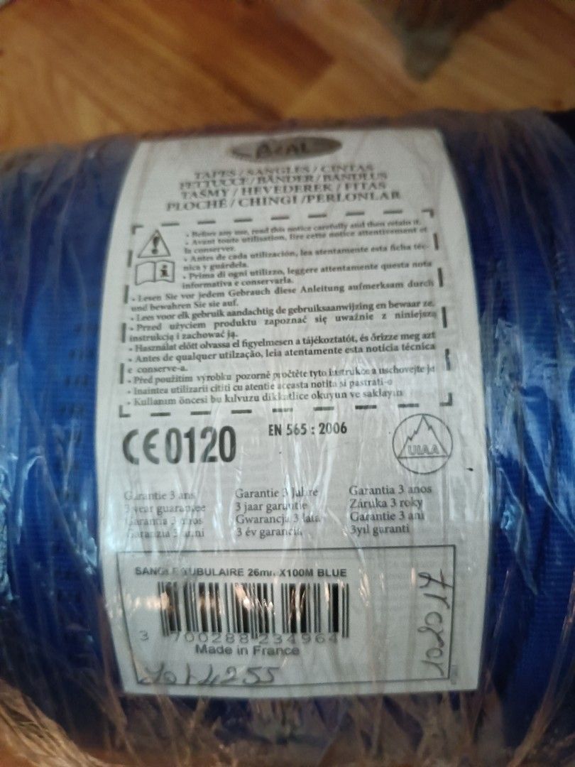 BEAL 26mm tubular webbing tape, Sports Equipment, Hiking & Camping on ...