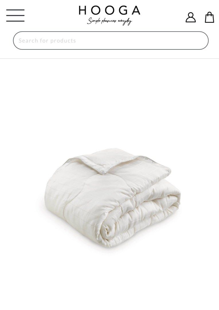 Bella Silk Quilt (Queen)- HOOGA, Furniture & Home Living, Bedding ...