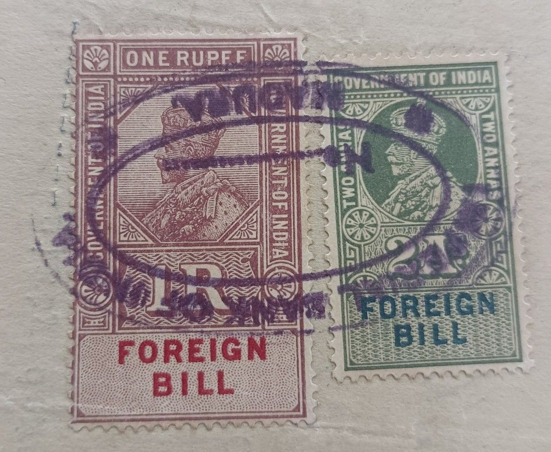 BILLOR NOTE 1930 - BANK DRAFT to IMPERIAL BANK OF INDIA from London U K ...