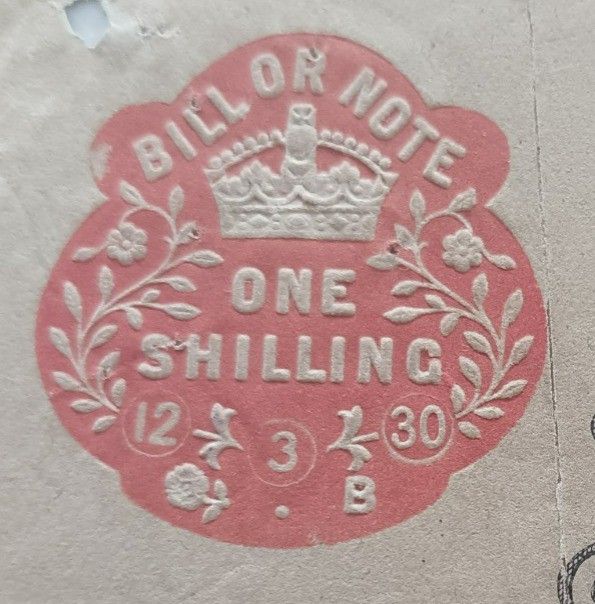 BILLOR NOTE 1930 - BANK DRAFT to IMPERIAL BANK OF INDIA from London U K ...