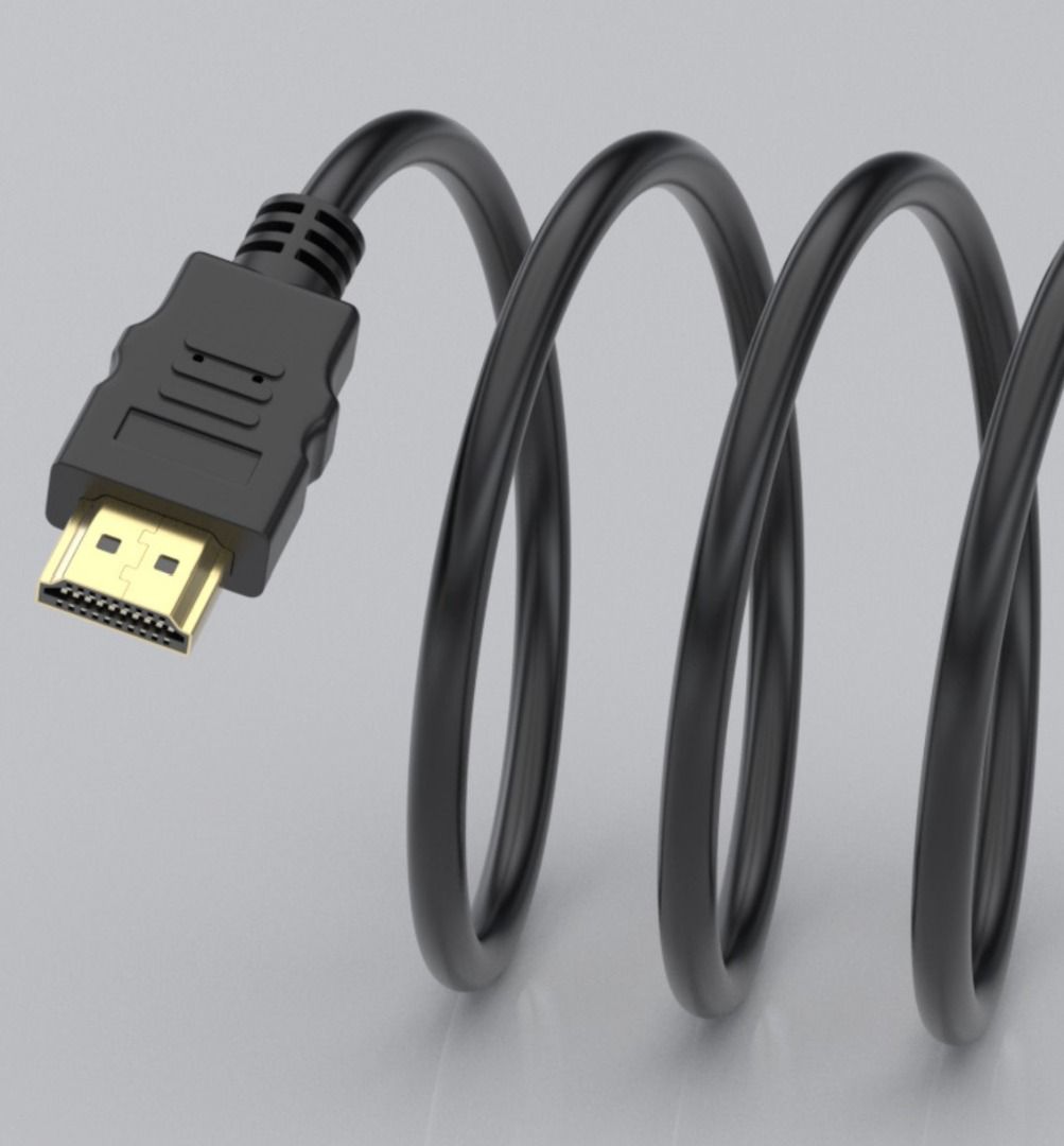 4k Black HDMI Cable Computer TV Monitor Set-Top Box Cable Projector HD ...