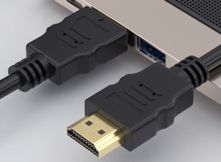 4k Black HDMI Cable Computer TV Monitor Set-Top Box Cable Projector HD ...