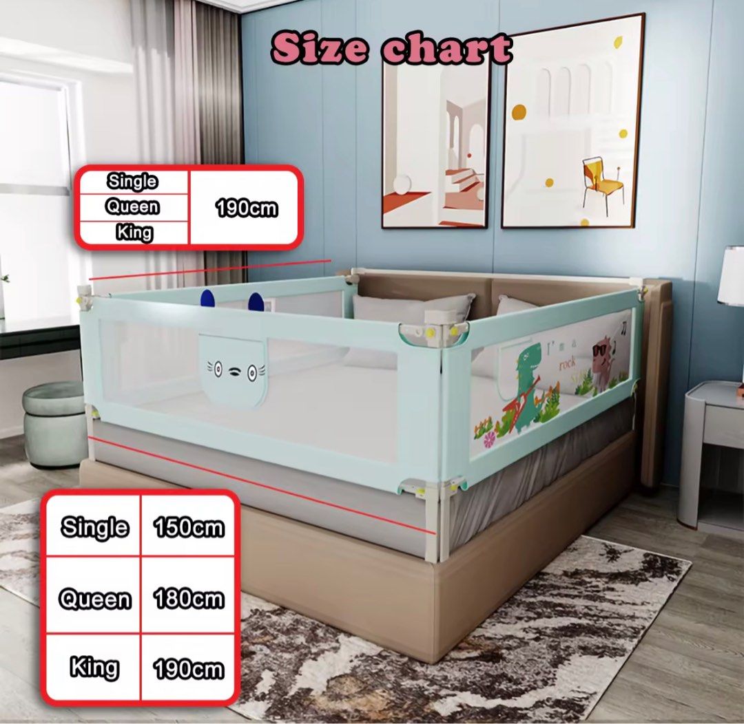 BN Baby Guard in Pink (King), Babies & Kids, Baby Nursery & Kids ...