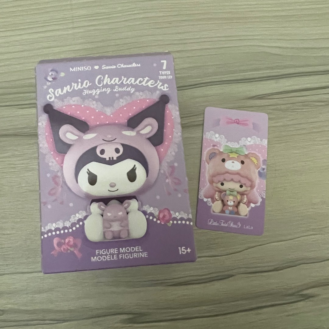 BNIF Sanrio Hugging Buddy Lala Little Twin Stars From Miniso Blind Box ...