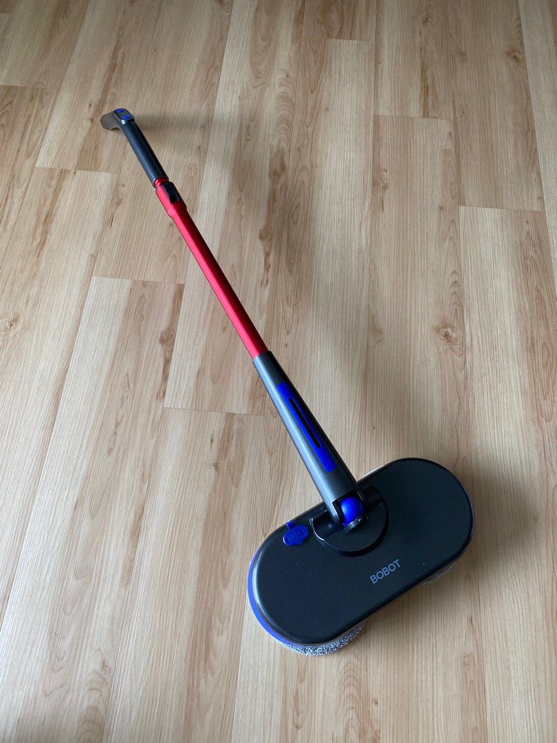 BNIB BOBOT Smart Handy Cordless Electric MOP Floor Mopping Machine LED ...