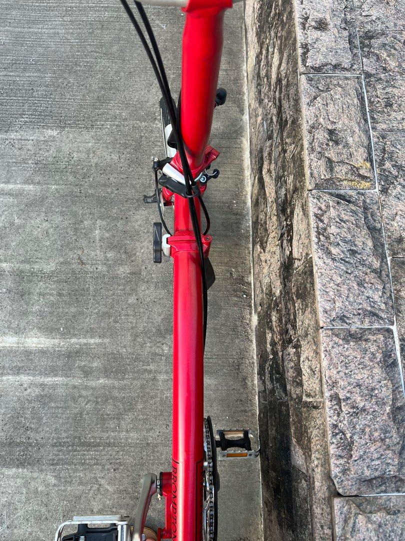 Brompton - House Red - M2R (C-line), Sports Equipment, Bicycles & Parts ...