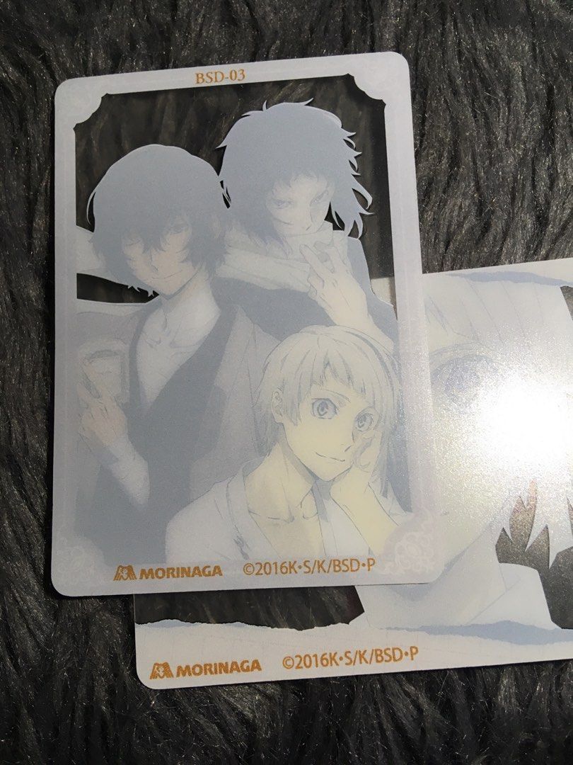 Bungo Stray Dogs Transparent Cards on Carousell
