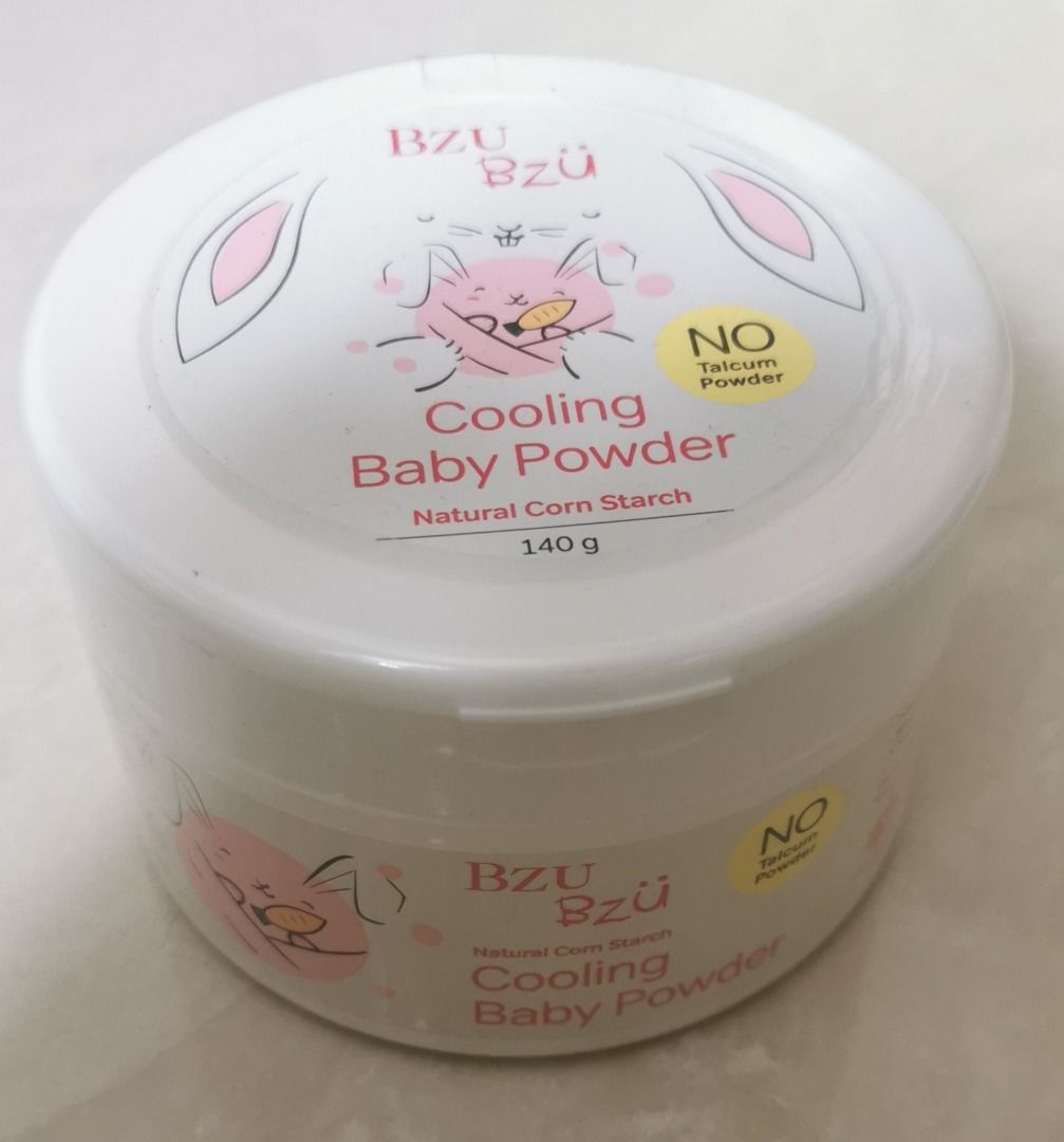 Bzu Bzu cooling baby powder 140g, Babies & Kids, Bathing & Changing ...