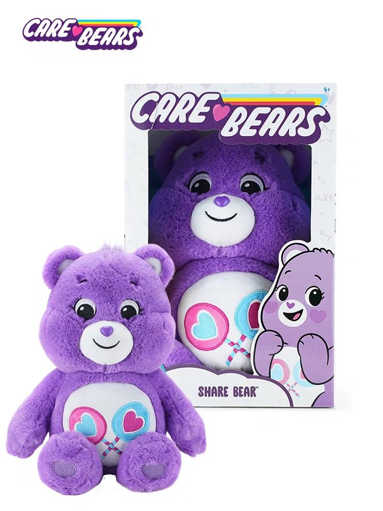 [CARE BEARS] CAREBEARS 30CM PLUSHIE WITH GIFTBOX FEATURING CHEER BEAR TENDERHEART BEAR FUN SHINE ...