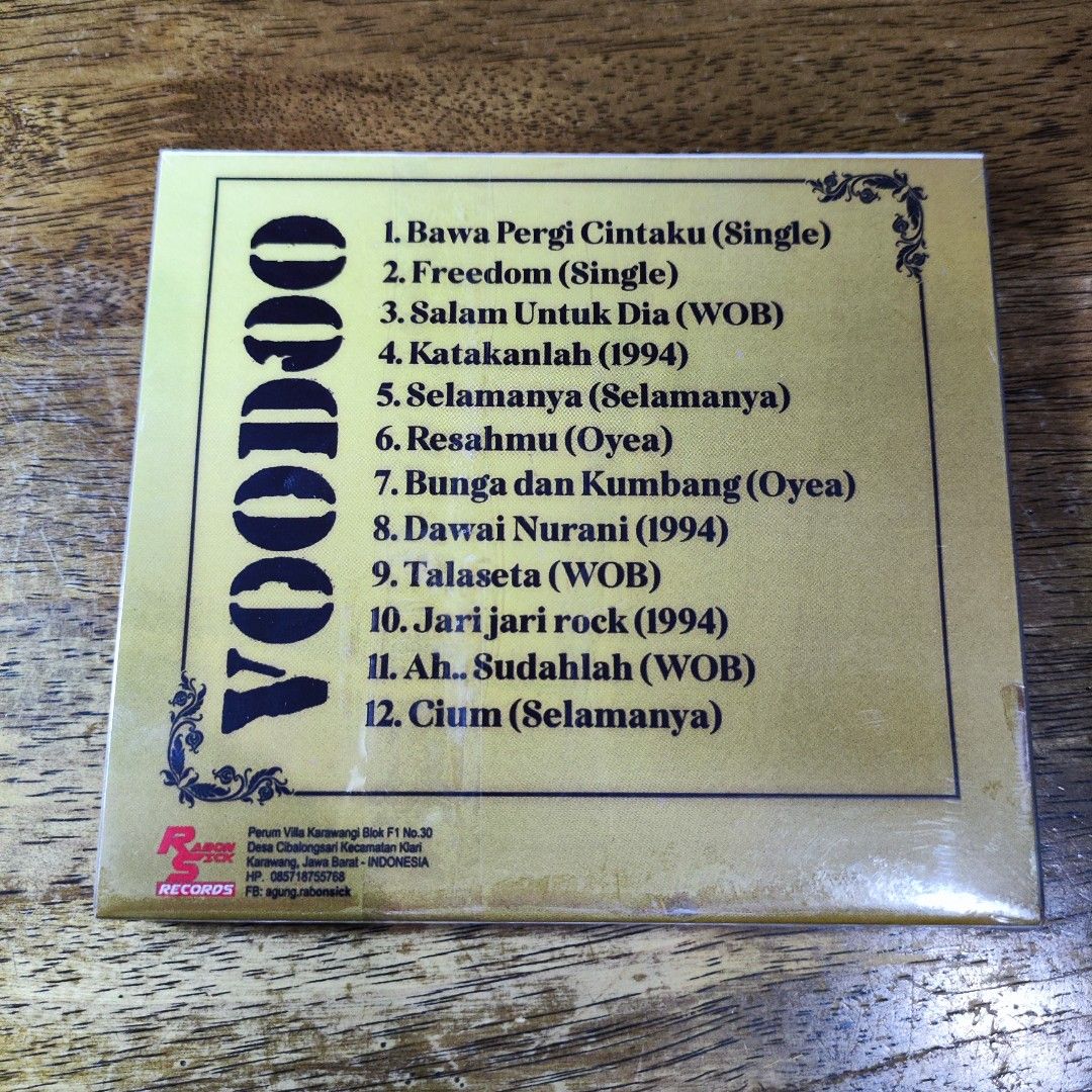 CD baru THE BEST OF VOODOO, Musik & Media, CD, DVD & Lainnya di Carousell
