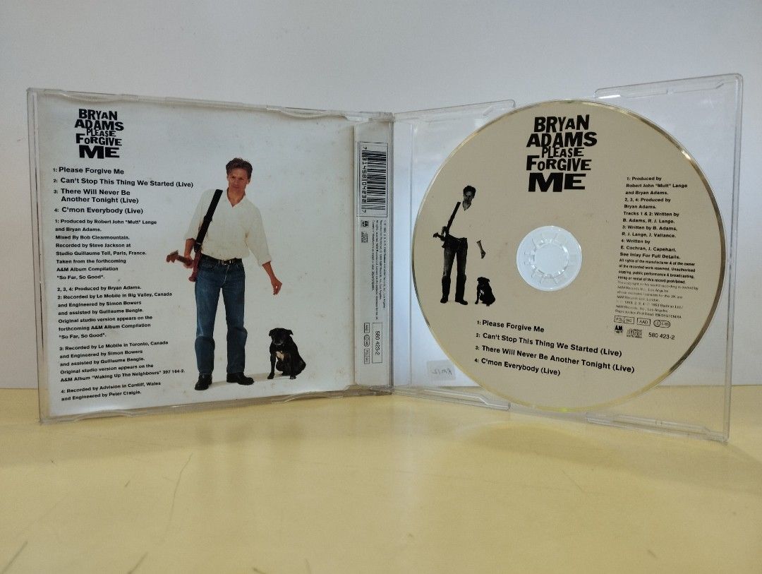 (CD) Bryan Adams Please Forgive Me, Hobbies & Toys, Music & Media, CDs ...