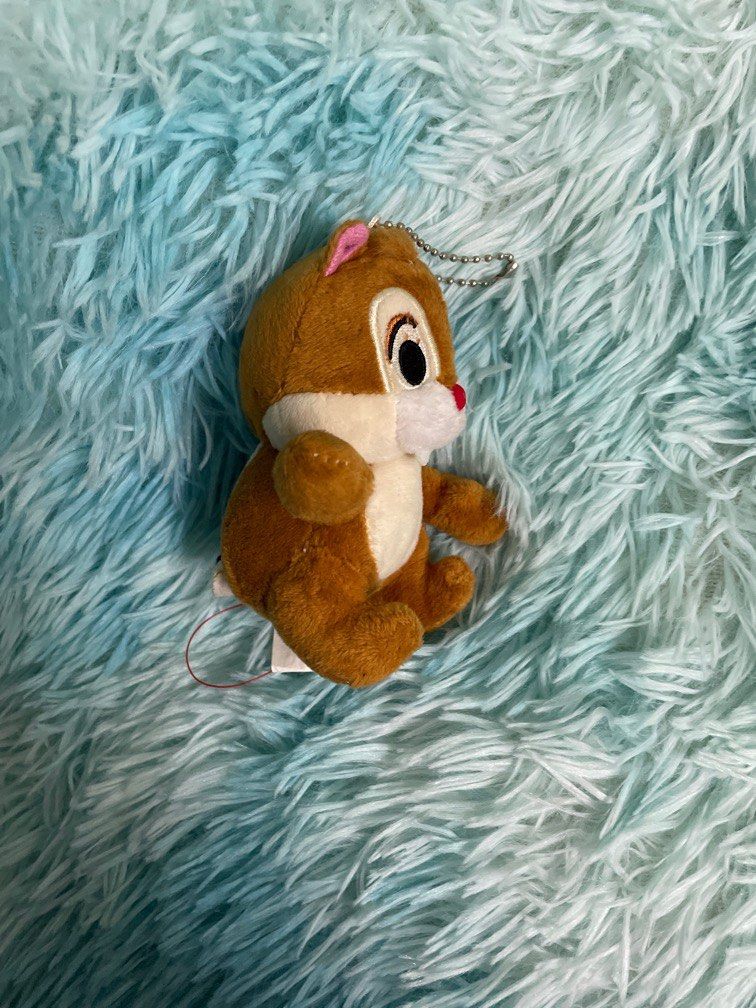 Chipmunk disney plush keychain, Hobbies & Toys, Toys & Games on Carousell