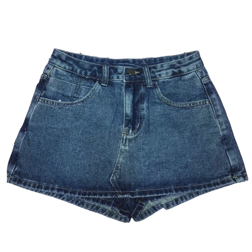 Clean Cut Denim Skorts (Palda Short) on Carousell