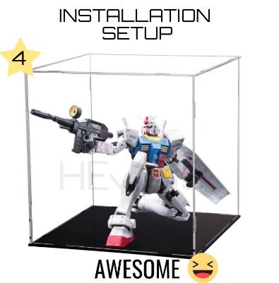 Clear Acrylic Display Case Box High Clarity for Action Figures, Toys ...