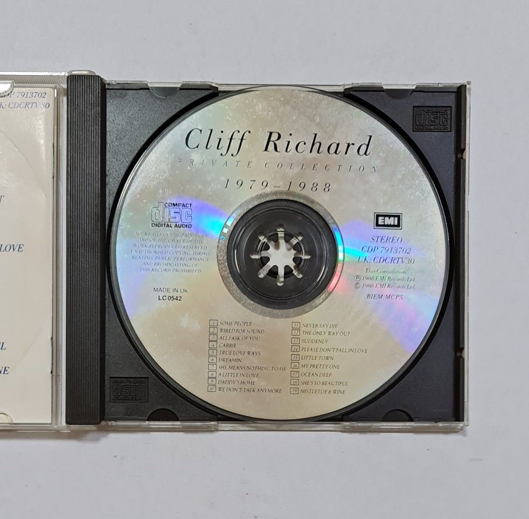 Cliff Richard CD, Hobbies & Toys, Music & Media, CDs & DVDs on Carousell