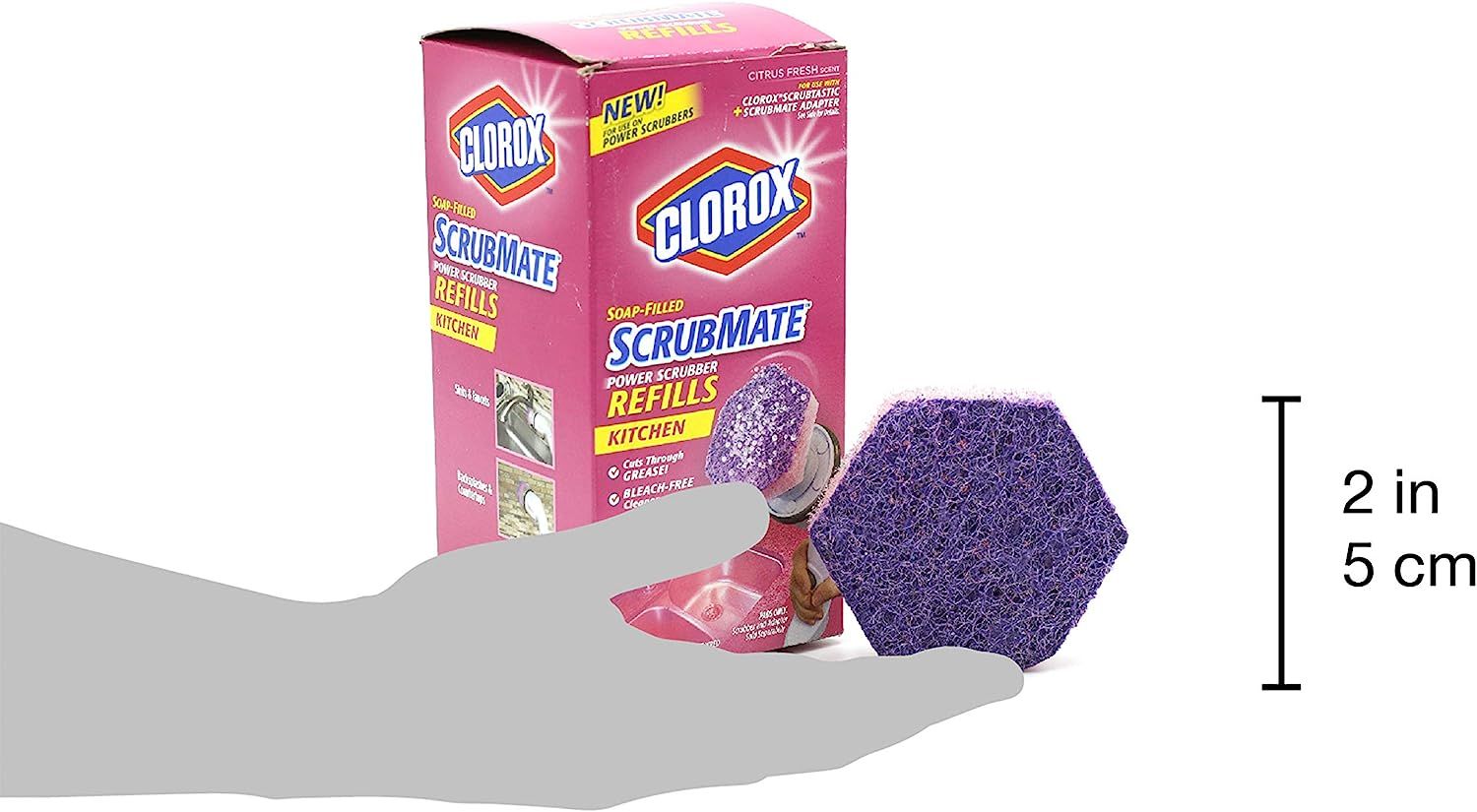 Clorox ScrubMate Handheld Kitchen Scrubber Combo Pack; Includes 9 ...