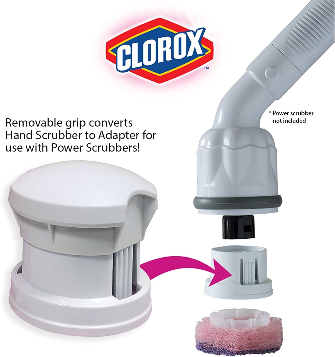 Clorox ScrubMate Handheld Kitchen Scrubber Combo Pack; Includes 9 ...