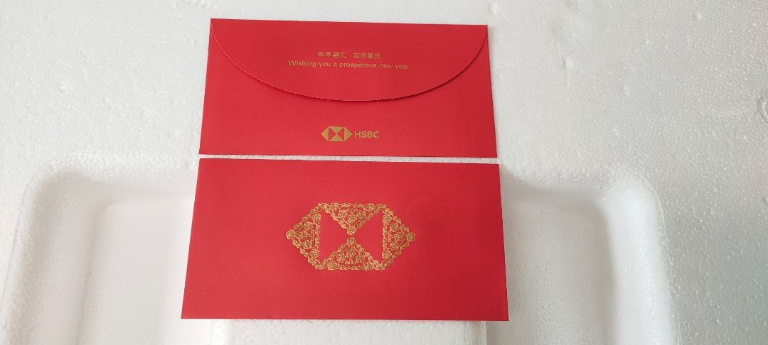 CNY Red Packets (2023 HSBC) Ang Pao Packets, Hobbies & Toys, Stationery ...