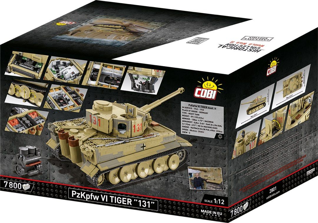 COBI 1:12 TIGER 131 TANK PANZER bricks (LEGO compatible), Hobbies ...