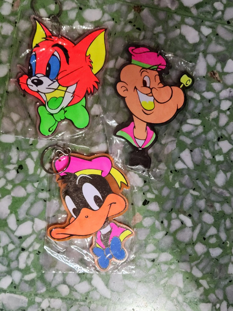 Colorful - Key Chain - Donald Duck - Popeye the Sailorman - Sylvester ...