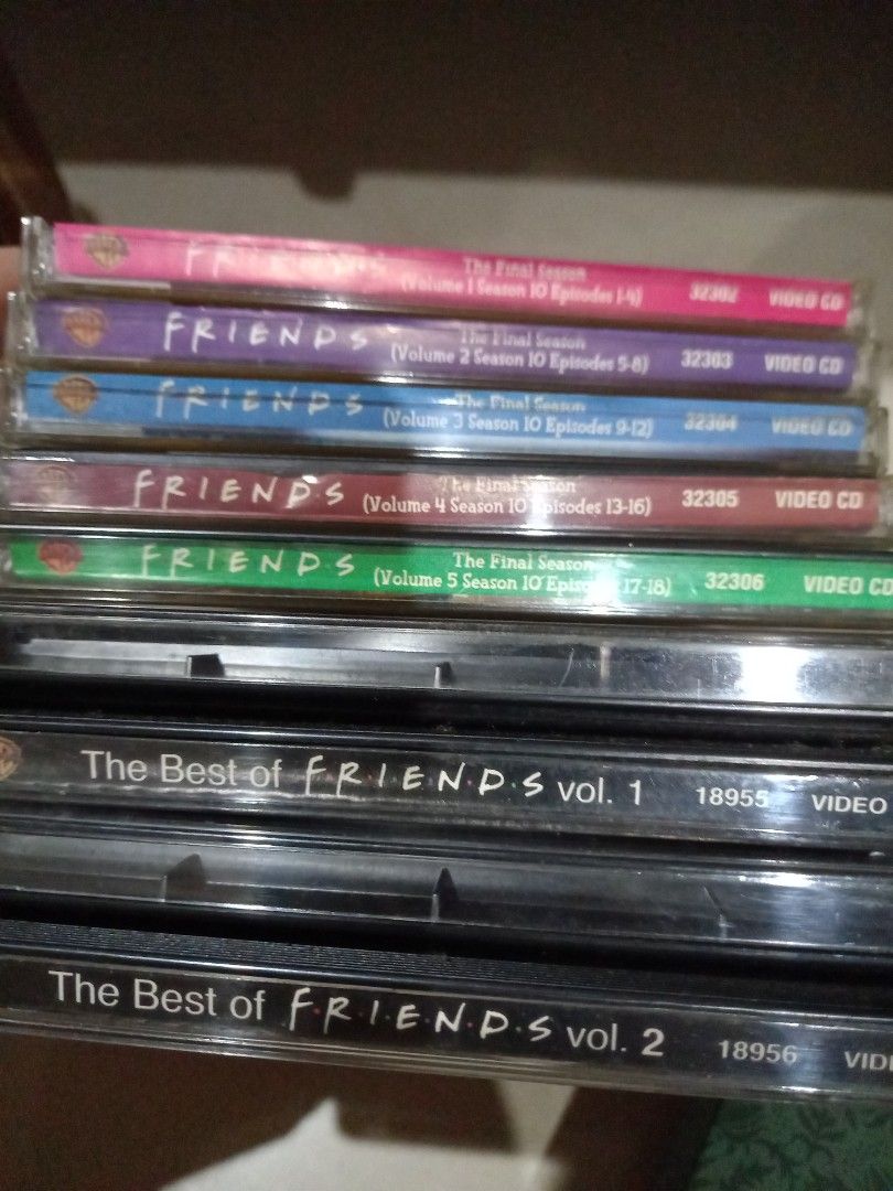 Complete Collection of Friends VCD Season 1 to 10 and Best of Friends ...