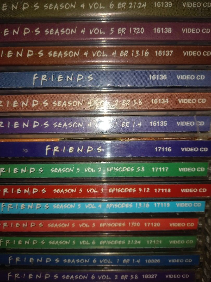 Complete Collection of Friends VCD Season 1 to 10 and Best of Friends ...