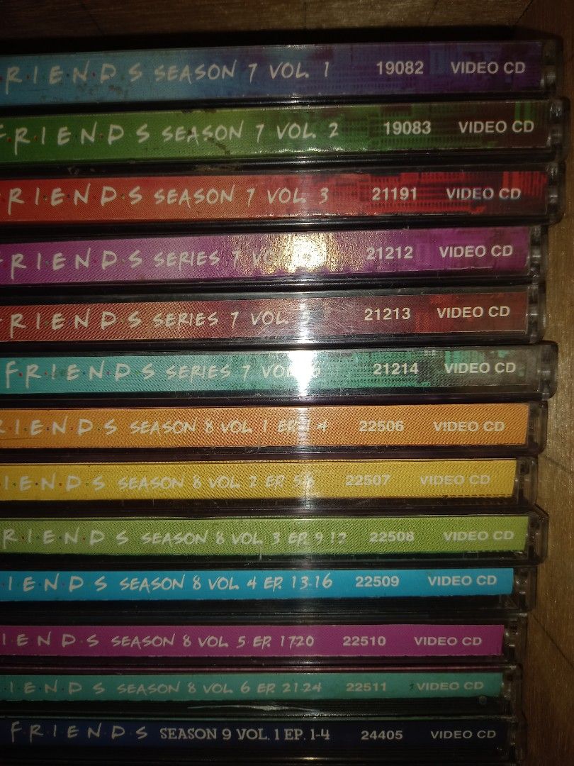 Complete Collection of Friends VCD Season 1 to 10 and Best of Friends ...