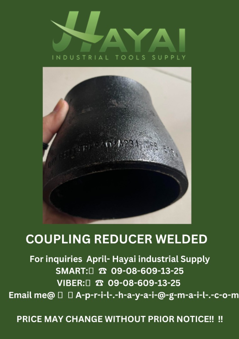 Coupling reducer welded, Commercial & Industrial, Construction Tools ...