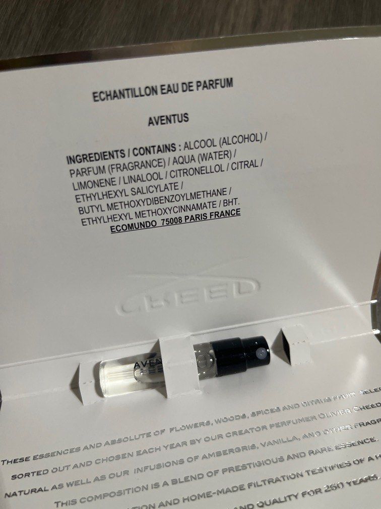 Creed aventus perfume sample, Beauty & Personal Care, Fragrance ...