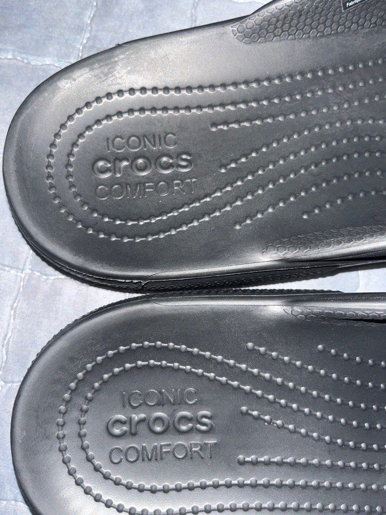 Crocs Iconic comfort slippers, Men's Fashion, Footwear, Flipflops and ...