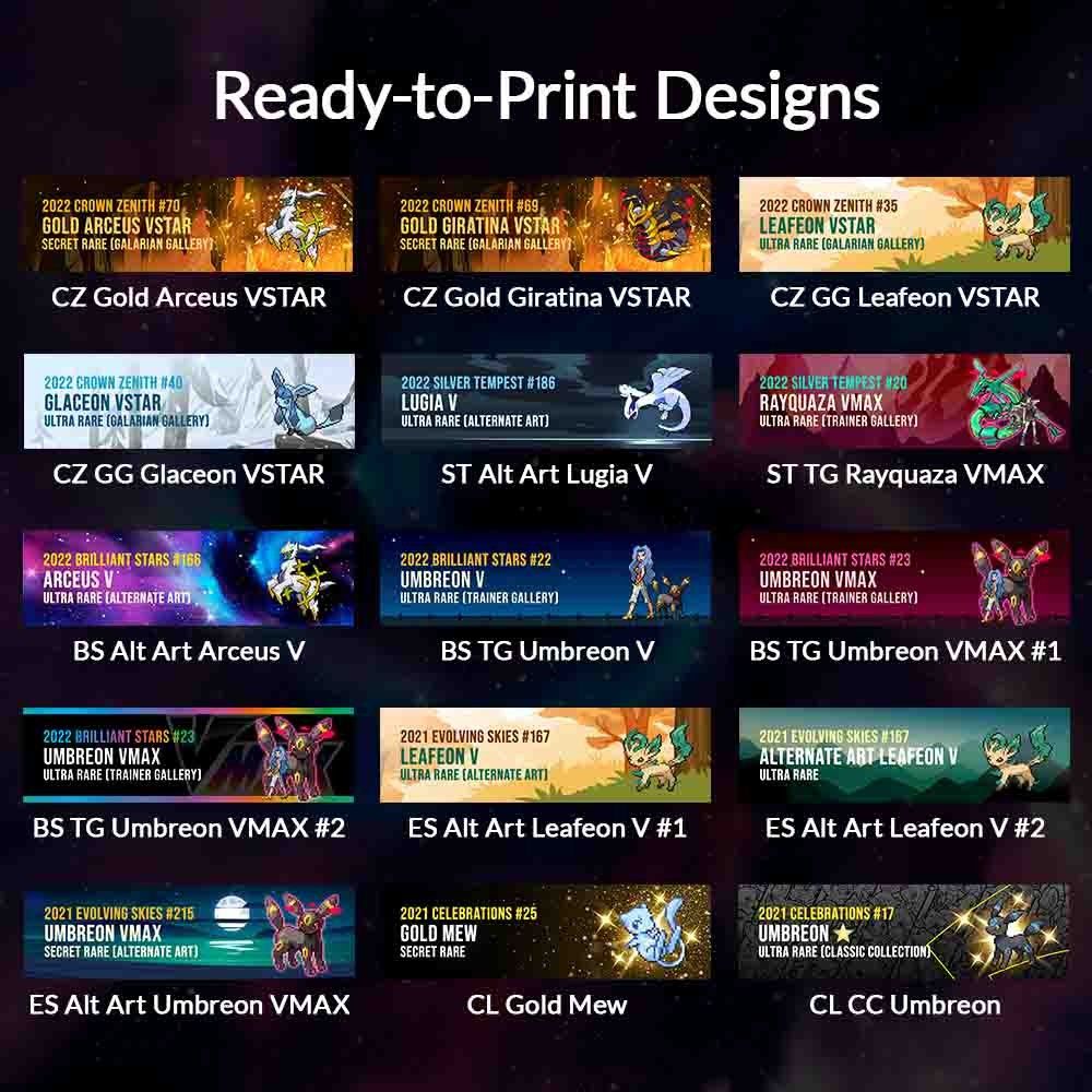 Custom Pokemon TCG Slabs | PTCG, DIY, Gift, Trading Card Game ...