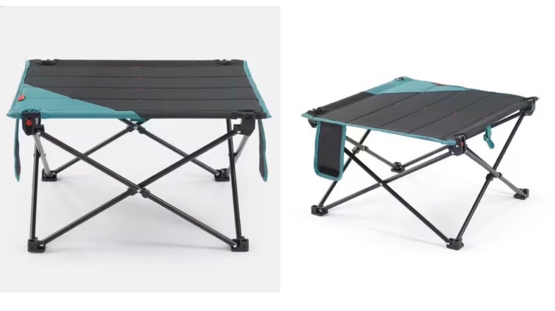 Decathlon Camping Table MH100 + bottom storage box, Sports Equipment ...