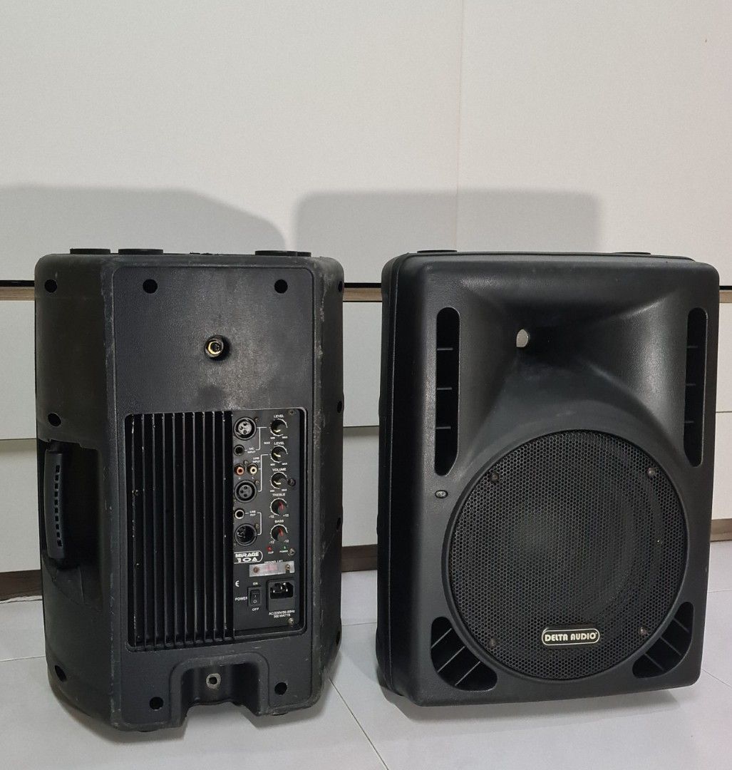 Delta Audio 10" active speakers, Audio, Soundbars, Speakers ...
