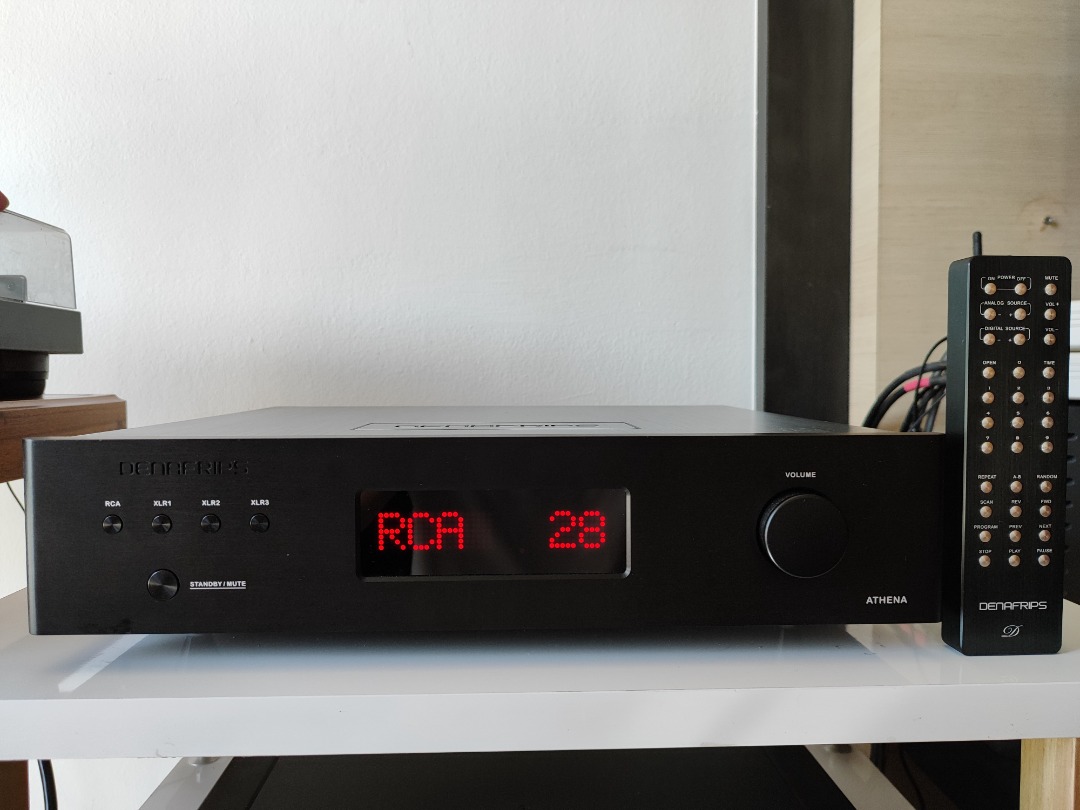 Denafrips Athena pre-amp (black finish), Audio, Soundbars, Speakers ...