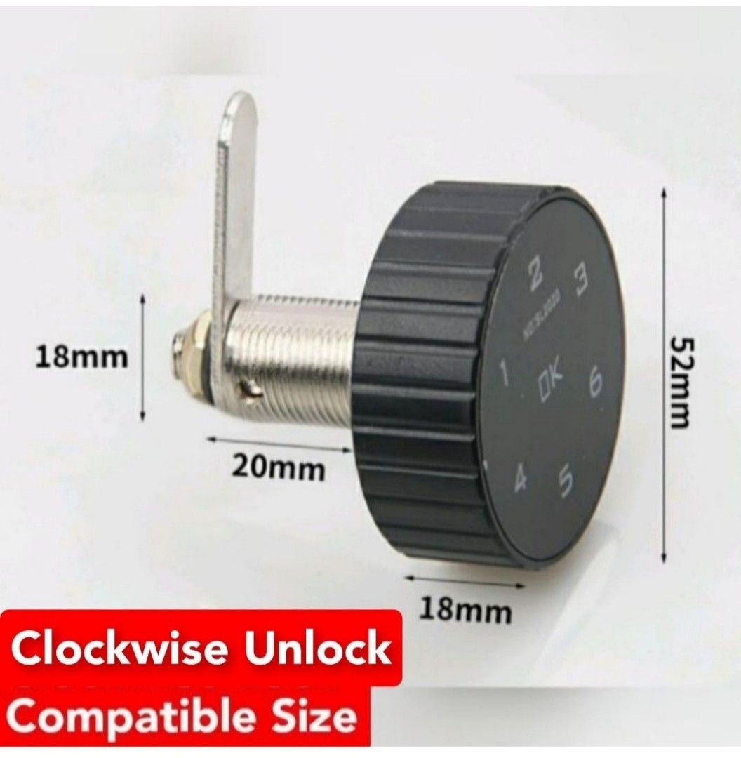 Digital number letter box lock, Furniture & Home Living, Security ...