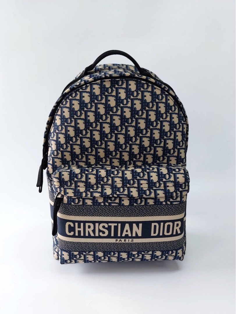 DIOR original oblique backpack on Carousell