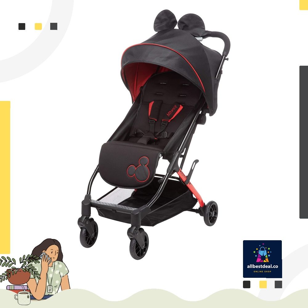 Disney Mickey Mouse Teeny Ultra Compact Stroller, Let's Go Mickey ...
