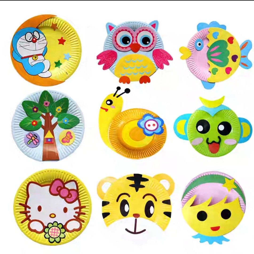 DIY Paper Plate Craft, Hobbies & Toys, Stationery & Craft, Art & Prints ...