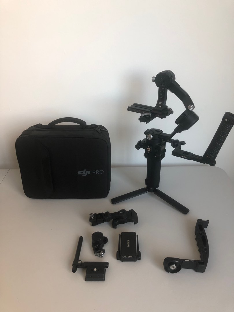 DJI RSC 2 PRO kit gimbal & extra handles, Photography, Photography Accessories, Gimbals ...