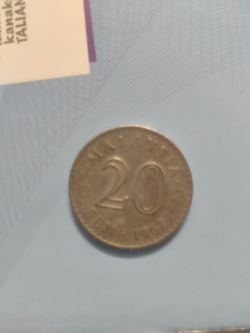 Duit siling 20sen 1967, Hobbies & Toys, Collectibles & Memorabilia ...