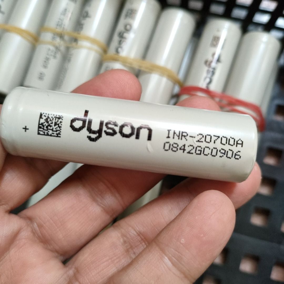 Dyson INR-20700A 鋰電 動力電電池 拆機電池 二手, 電視及其他電器 , 吸塵機及家居清潔用品在旋轉拍賣